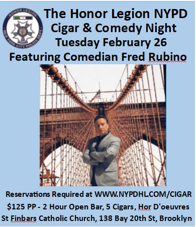 Cigar Comedy Night with Fred Rubino in Bath Beach