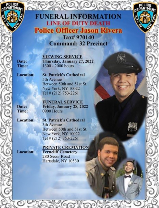 RIP Officer Jason Rivera – Just 22 Years Old