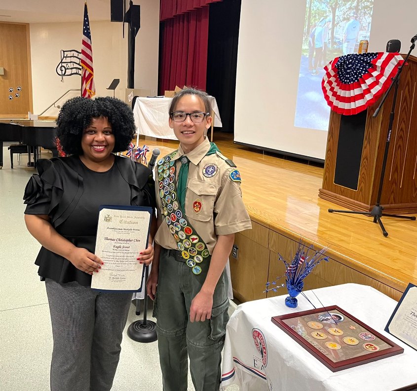 Congratulations Thomas Chin on Becoming an Eagle Scout