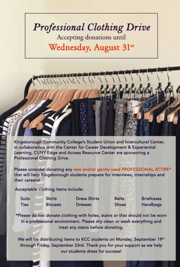 Professional Clothing Drive Flyer