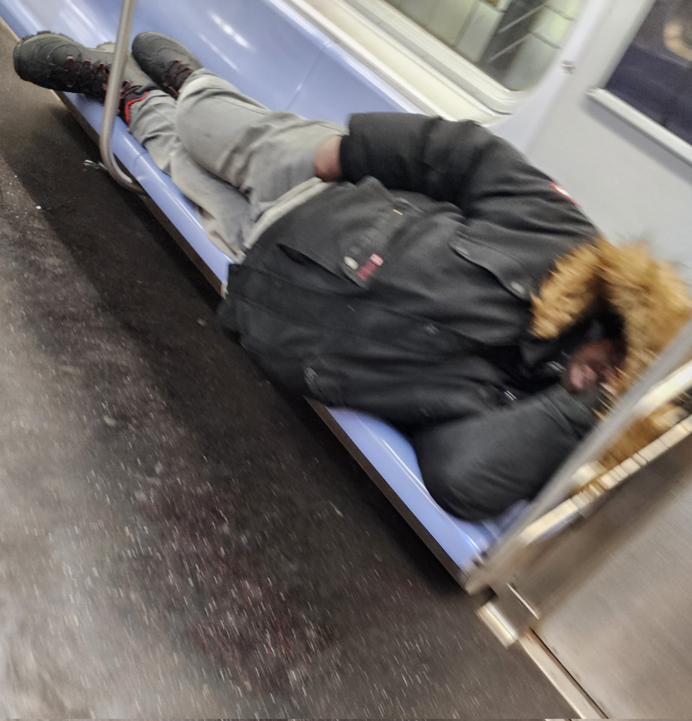 Homeless on The R Train Do Not Receive Help