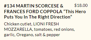 Michael Quinn Gets #134 at Lioni's Italian Heroes