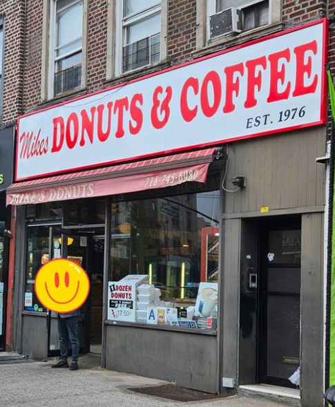 New Sign at Mike's Donuts in Bay Ridge